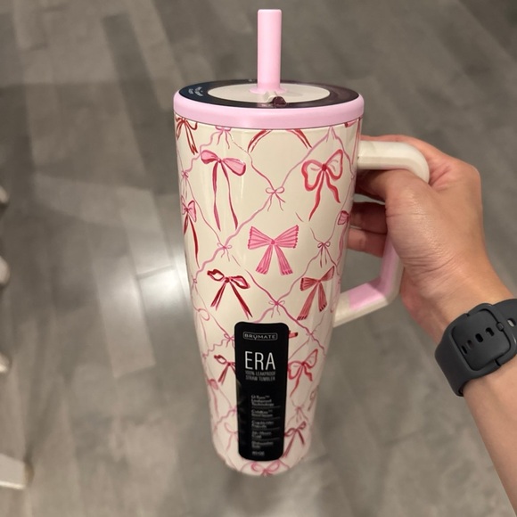 BRUMATE | Dining | Ello Pink Bow Ceramic Travel Mug | Poshmark
